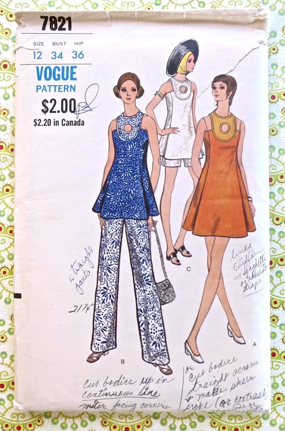 Vogue 7821 | Vintage Sewing Patterns | Fandom