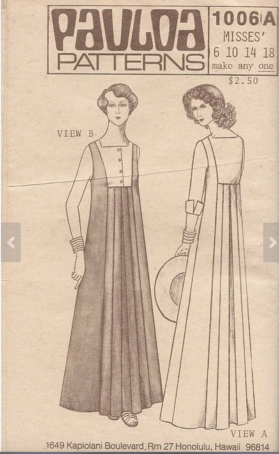Pauloa 1006A | Vintage Sewing Patterns | Fandom