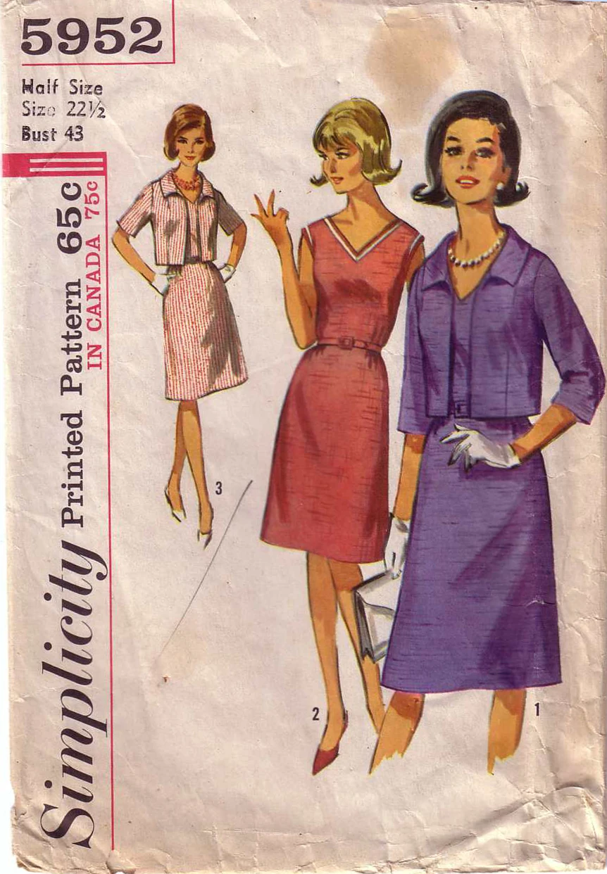 Simplicity 5952 | Vintage Sewing Patterns | Fandom