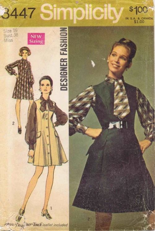 Simplicity 8447 A | Vintage Sewing Patterns | Fandom