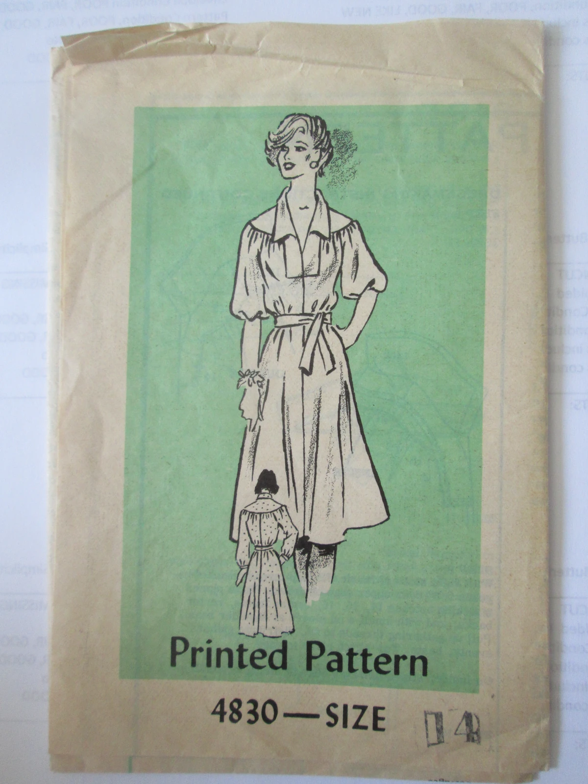 Mail Order 4830 A | Vintage Sewing Patterns | Fandom