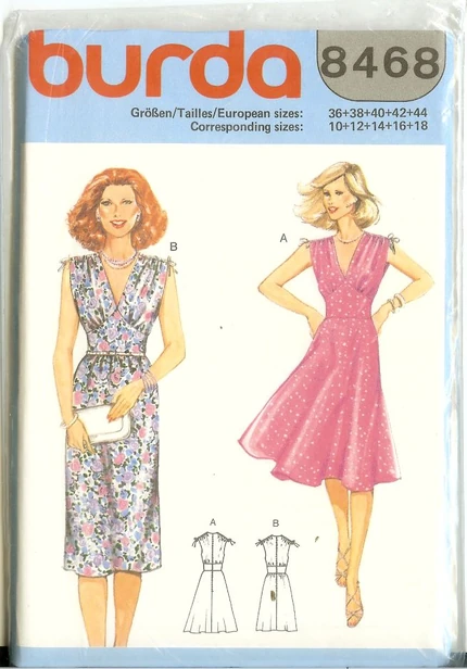 Burda 8468 | Vintage Sewing Patterns | Fandom