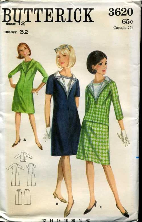 Butterick 3620 | Vintage Sewing Patterns | Fandom
