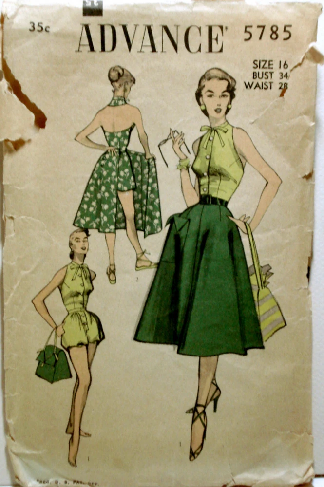 Advance 5785 | Vintage Sewing Patterns | Fandom