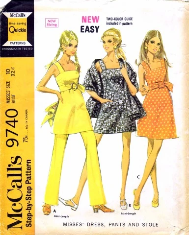 McCall's 9740 | Vintage Sewing Patterns | Fandom