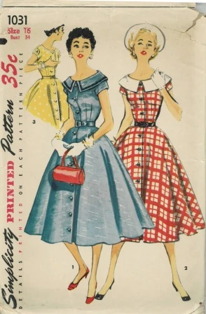 Simplicity 1031 A | Vintage Sewing Patterns | Fandom