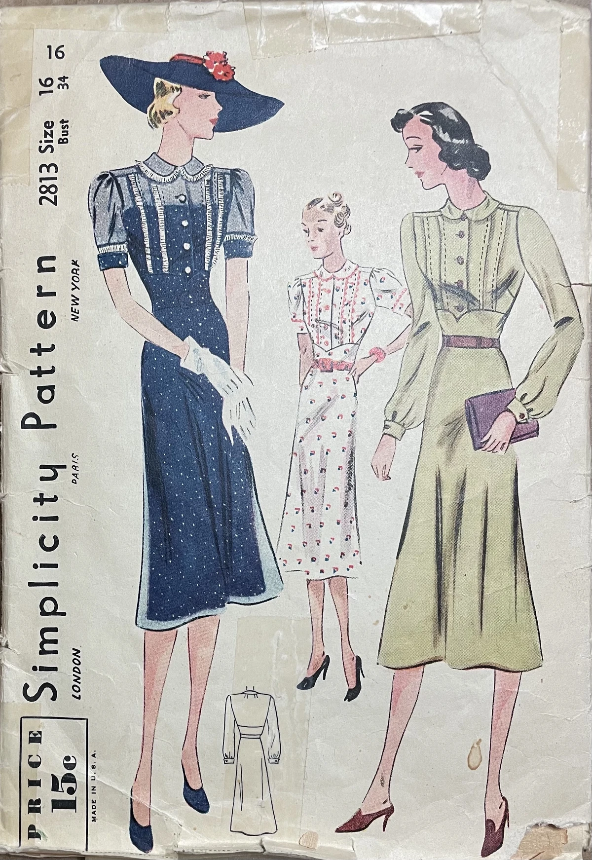 Simplicity 2813 B | Vintage Sewing Patterns | Fandom