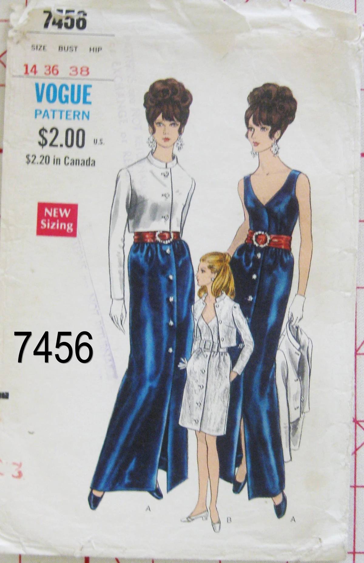 Vogue 7456 | Vintage Sewing Patterns | Fandom