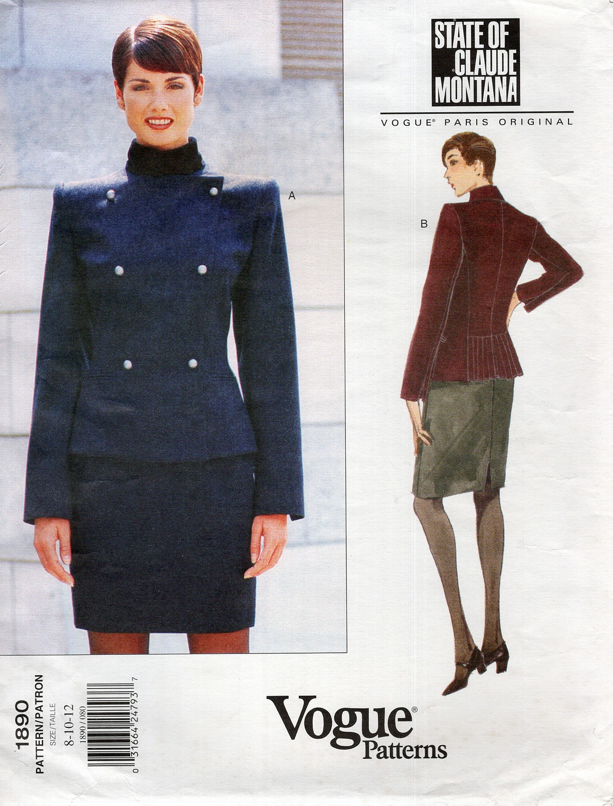 Vogue 1890 B | Vintage Sewing Patterns | Fandom