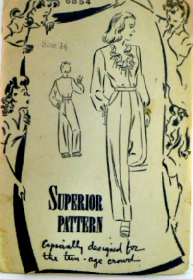 Superior 6854 | Vintage Sewing Patterns | Fandom
