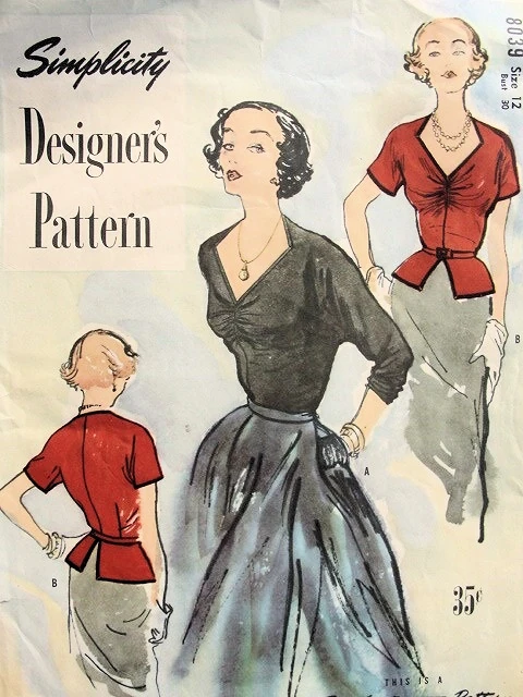 Simplicity 8039 B | Vintage Sewing Patterns | Fandom