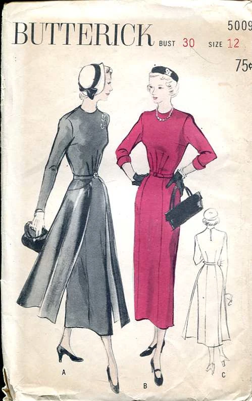 Butterick 5009 A | Vintage Sewing Patterns | Fandom