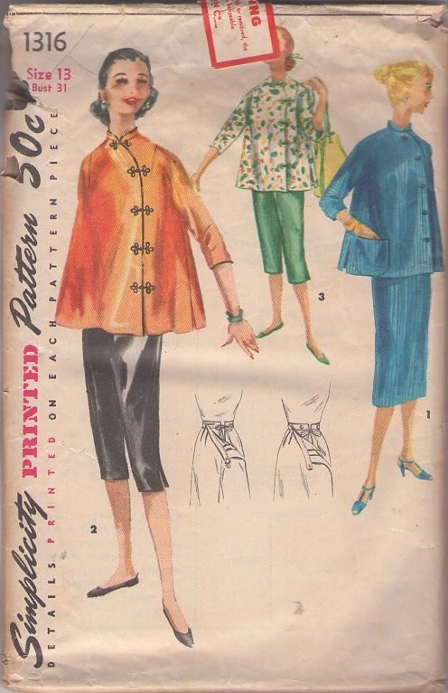 Simplicity 1316 A | Vintage Sewing Patterns | Fandom