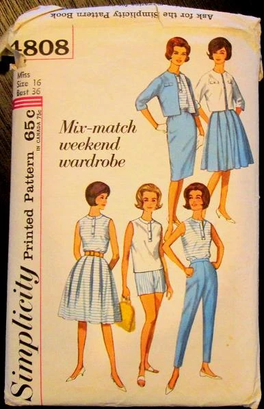 Simplicity 4808 A | Vintage Sewing Patterns | Fandom