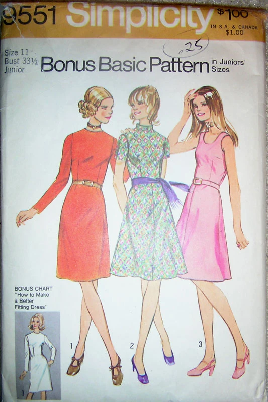 Simplicity 9551 | Vintage Sewing Patterns | Fandom