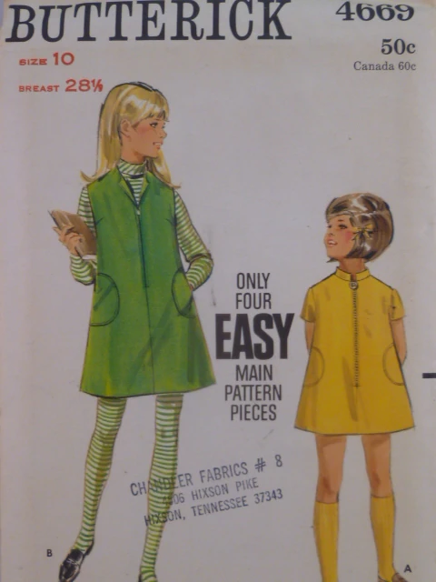 Butterick 4669 A | Vintage Sewing Patterns | Fandom