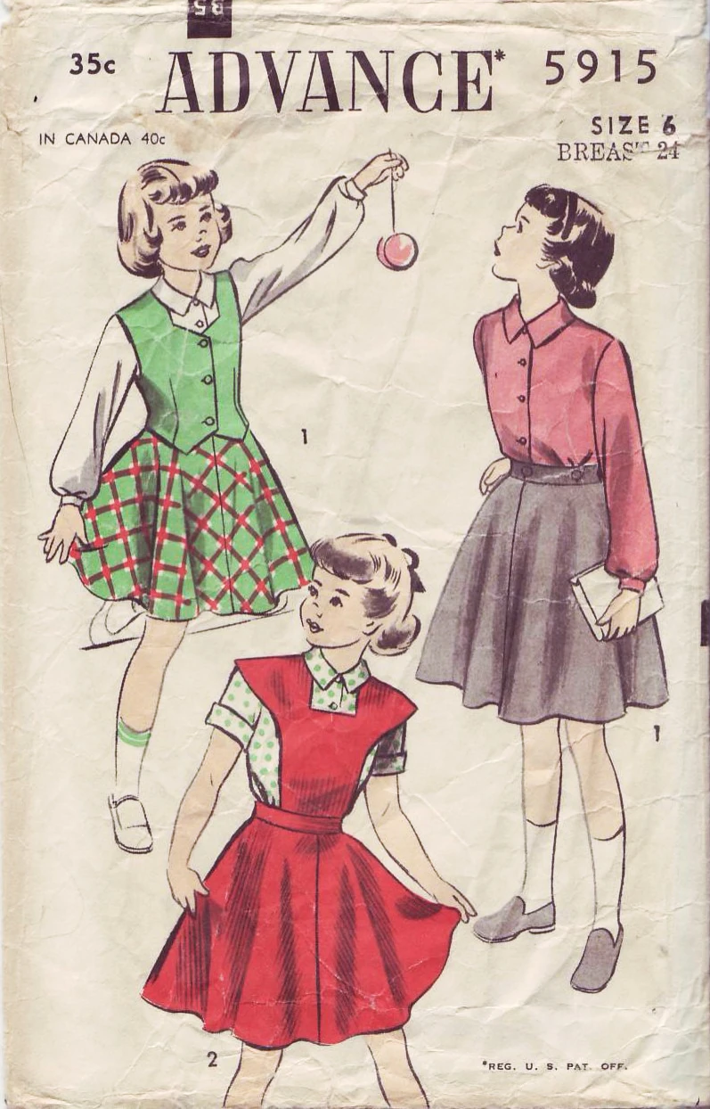 Advance 5915 | Vintage Sewing Patterns | Fandom