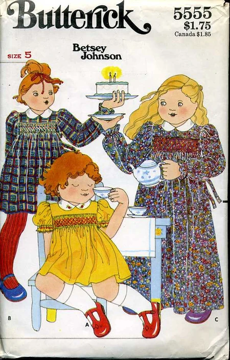 Butterick 5555 | Vintage Sewing Patterns | Fandom