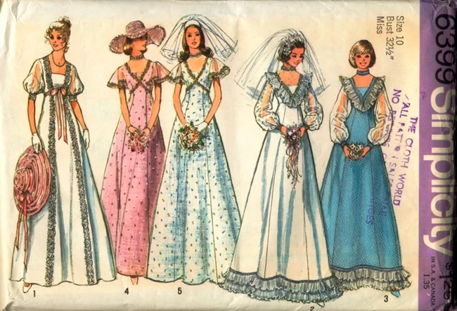 Simplicity 6399 | Vintage Sewing Patterns | Fandom
