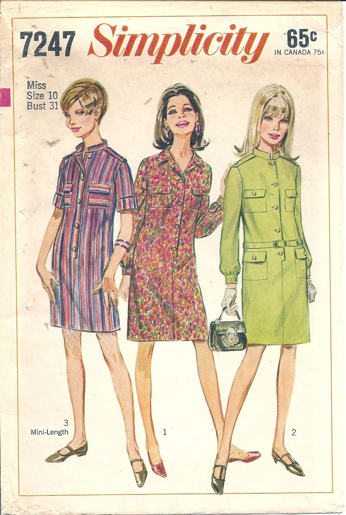 Simplicity 7247 A | Vintage Sewing Patterns | Fandom