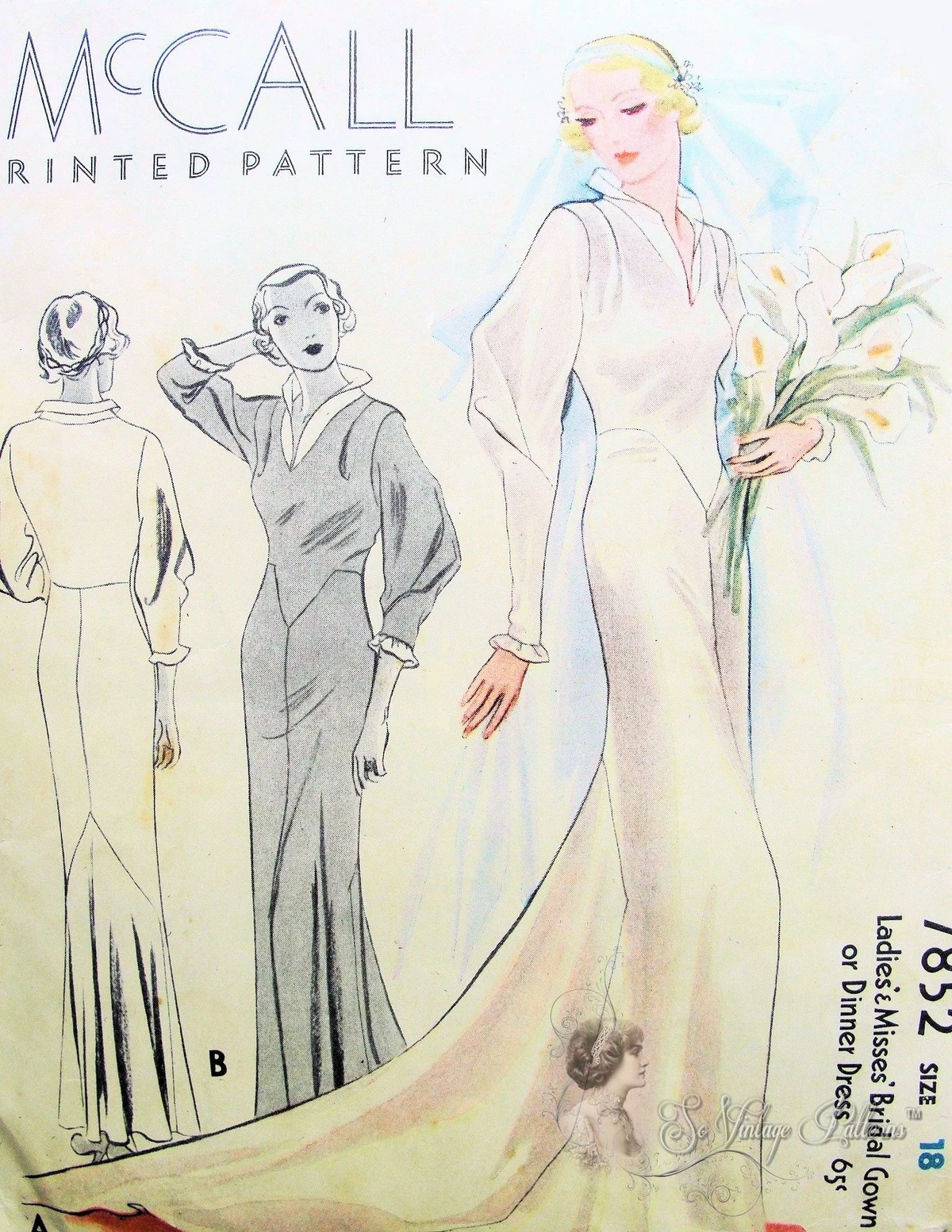 McCall 7852 A | Vintage Sewing Patterns | Fandom