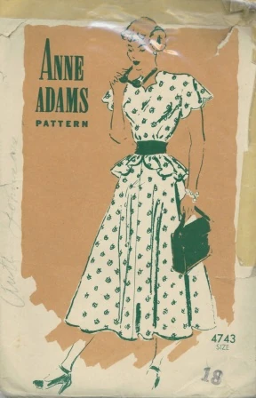 Anne Adams 4743 B | Vintage Sewing Patterns | Fandom