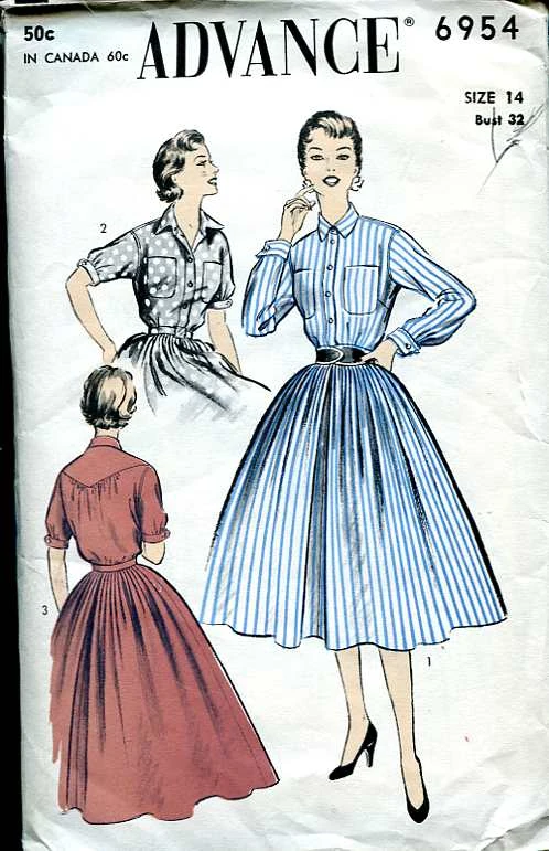 Advance 6954 | Vintage Sewing Patterns | Fandom