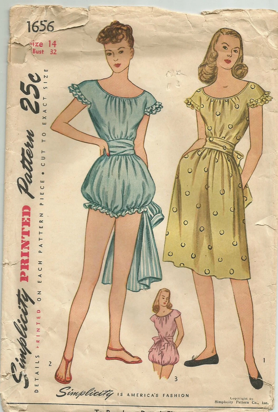 Simplicity 1656 A | Vintage Sewing Patterns | Fandom