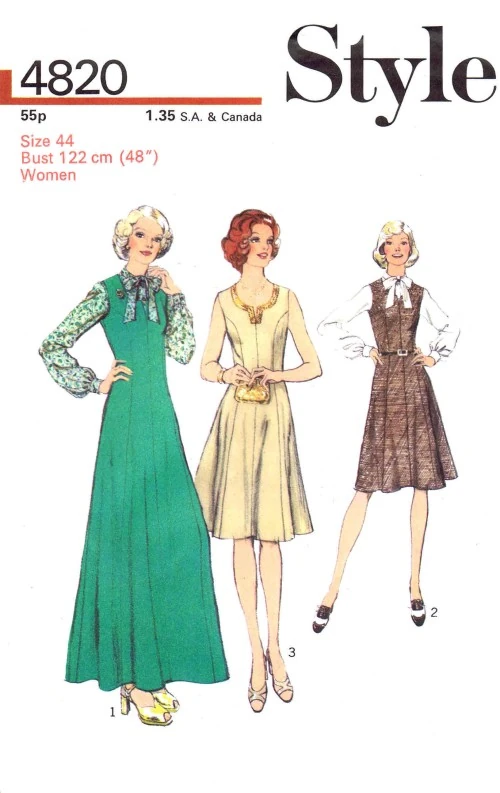 Style 4820 | Vintage Sewing Patterns | Fandom