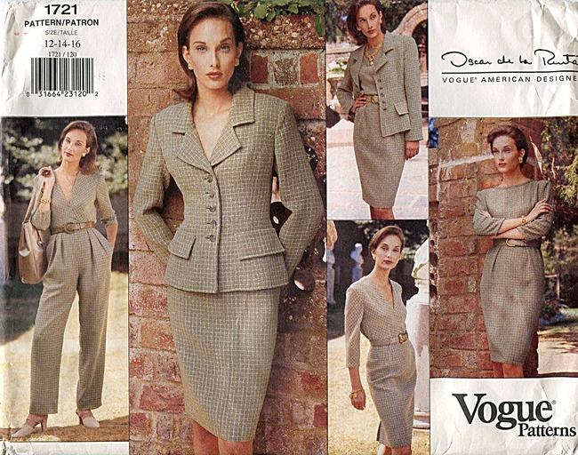 Vogue 1721 C | Vintage Sewing Patterns | Fandom