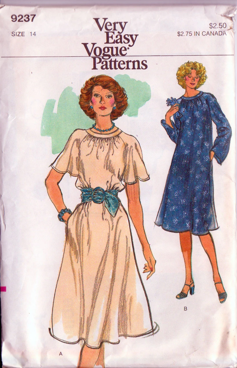 Vogue 9237 A | Vintage Sewing Patterns | Fandom