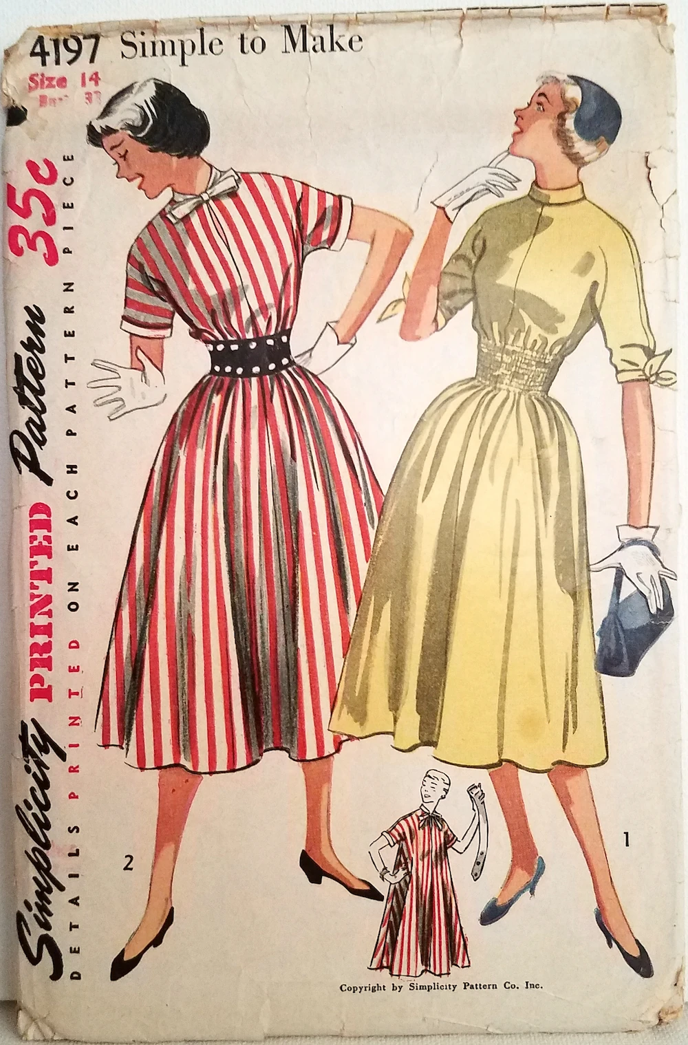 Simplicity 4197 A | Vintage Sewing Patterns | Fandom