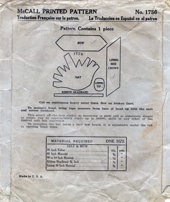 McCall 1756 | Vintage Sewing Patterns | Fandom