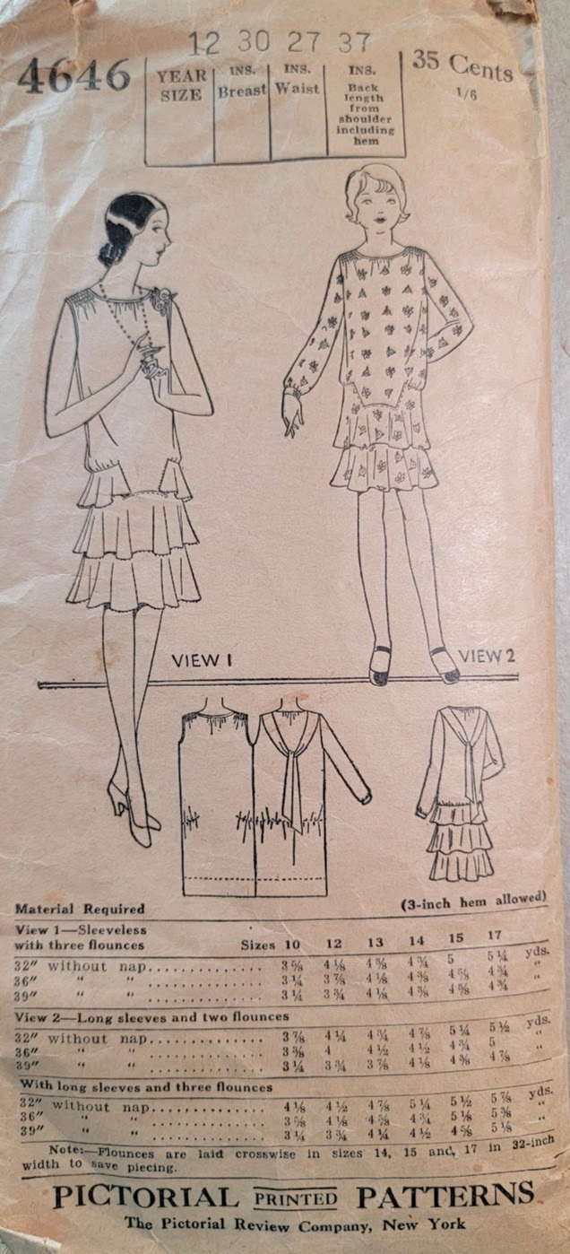 Pictorial Review 4646 | Vintage Sewing Patterns | Fandom