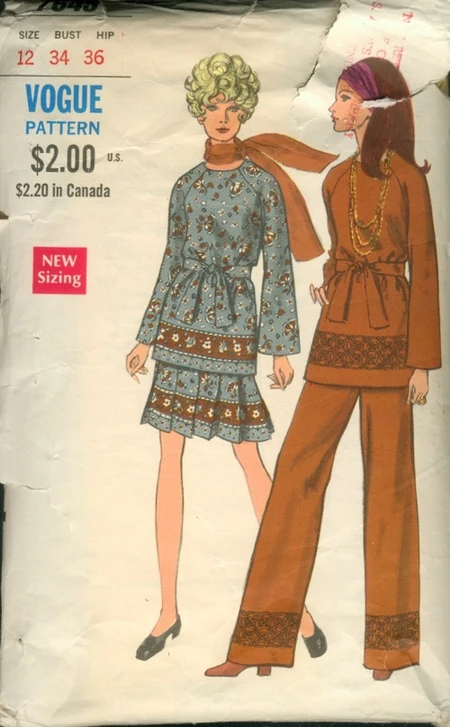 Vogue 7645 | Vintage Sewing Patterns | Fandom