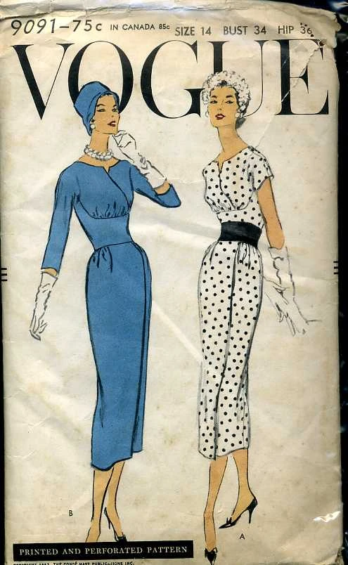 Vogue 9091 | Vintage Sewing Patterns | Fandom
