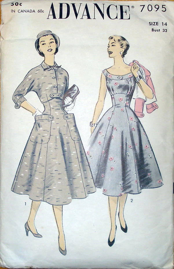 Advance 7095 | Vintage Sewing Patterns | Fandom