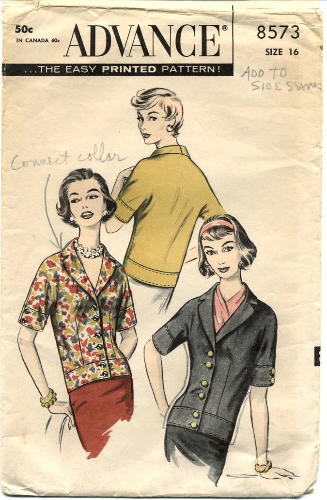 Advance 8573 | Vintage Sewing Patterns | Fandom