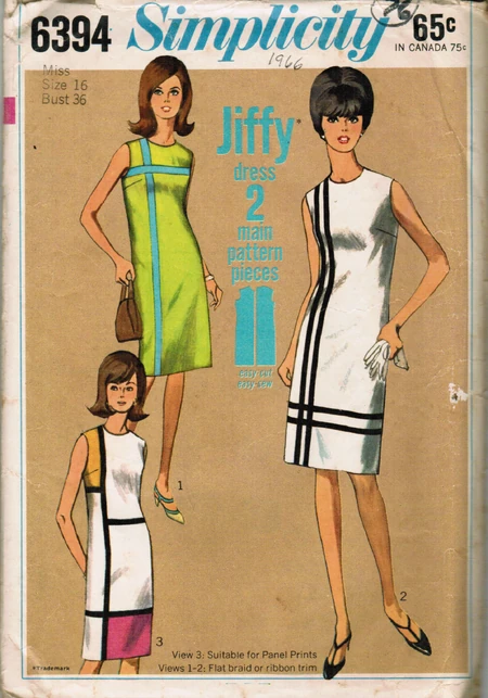 Simplicity 6394 A | Vintage Sewing Patterns | Fandom