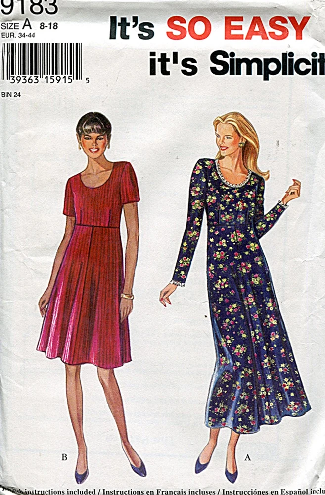 Simplicity 9183 C | Vintage Sewing Patterns | Fandom