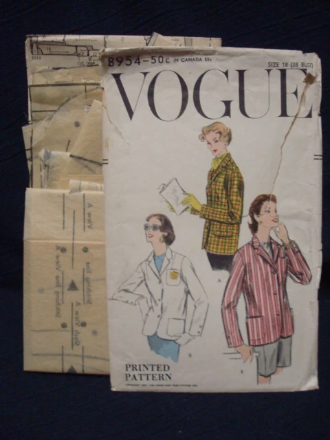Vogue 8954 | Vintage Sewing Patterns | Fandom