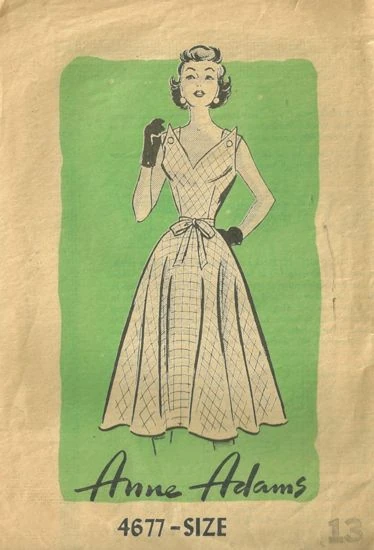 Anne Adams 4677 | Vintage Sewing Patterns | Fandom