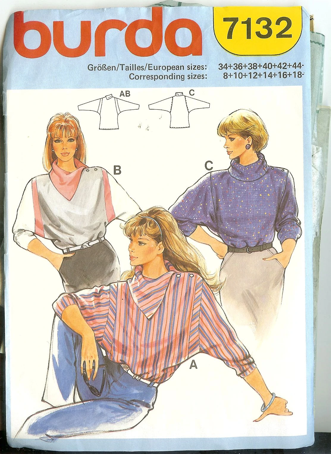 Burda 7132 | Vintage Sewing Patterns | Fandom