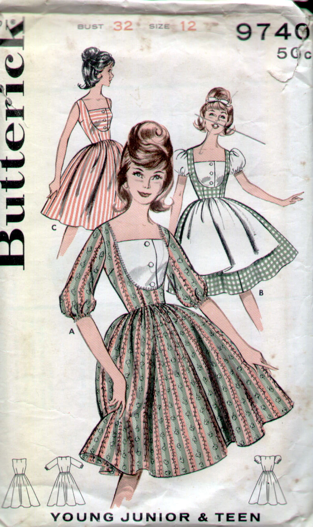 Butterick 9740 | Vintage Sewing Patterns | Fandom