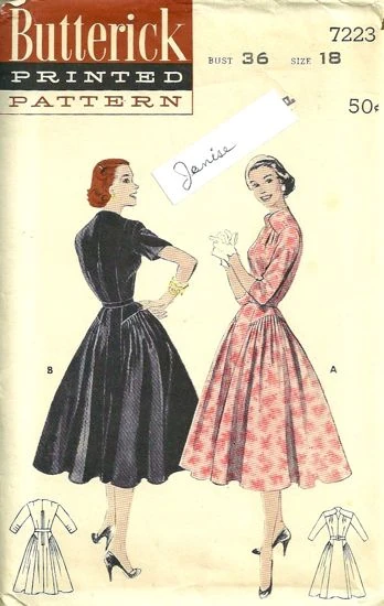 Butterick 7223 A | Vintage Sewing Patterns | Fandom