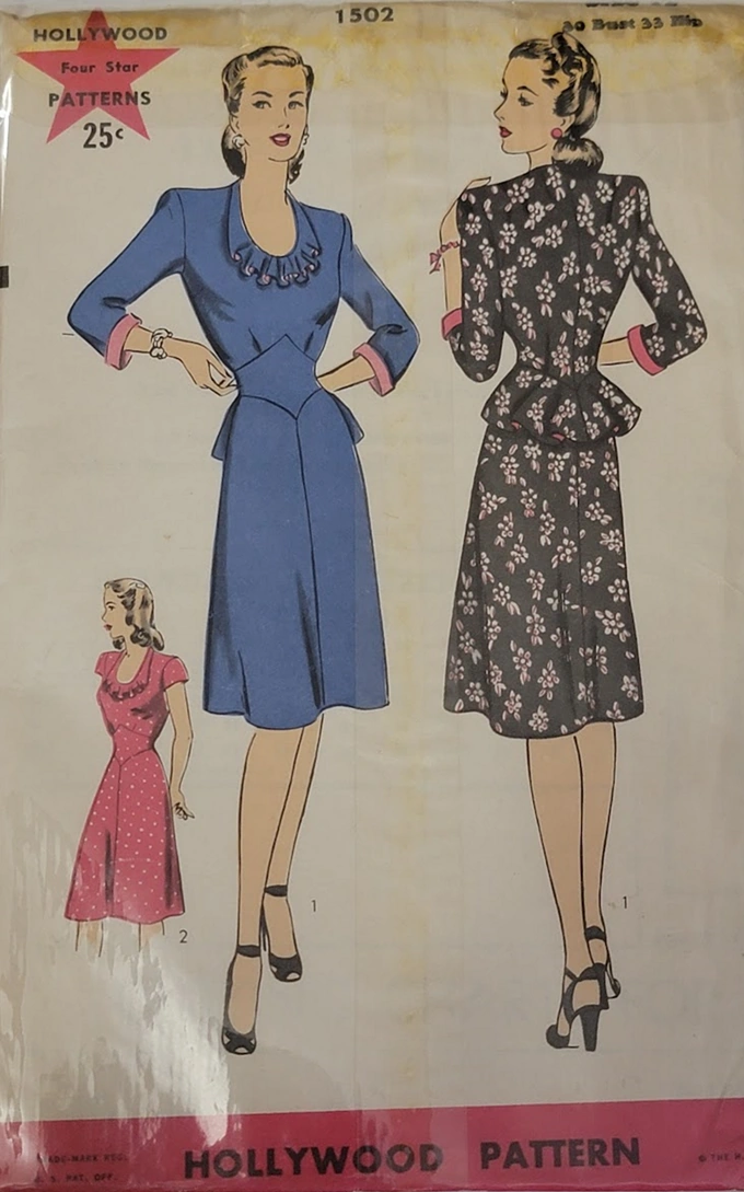 Hollywood 1502 A | Vintage Sewing Patterns | Fandom