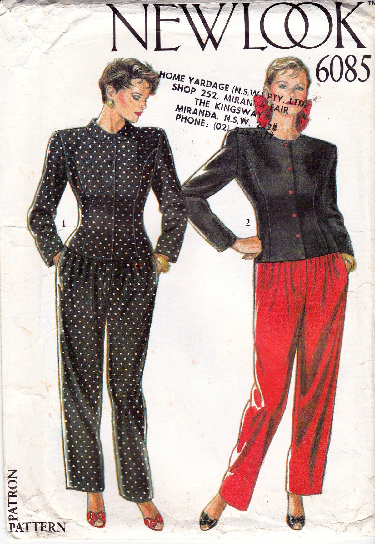 New Look 6085 | Vintage Sewing Patterns | Fandom