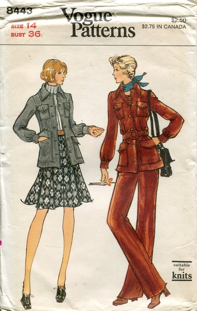 Vogue 8443 A | Vintage Sewing Patterns | Fandom