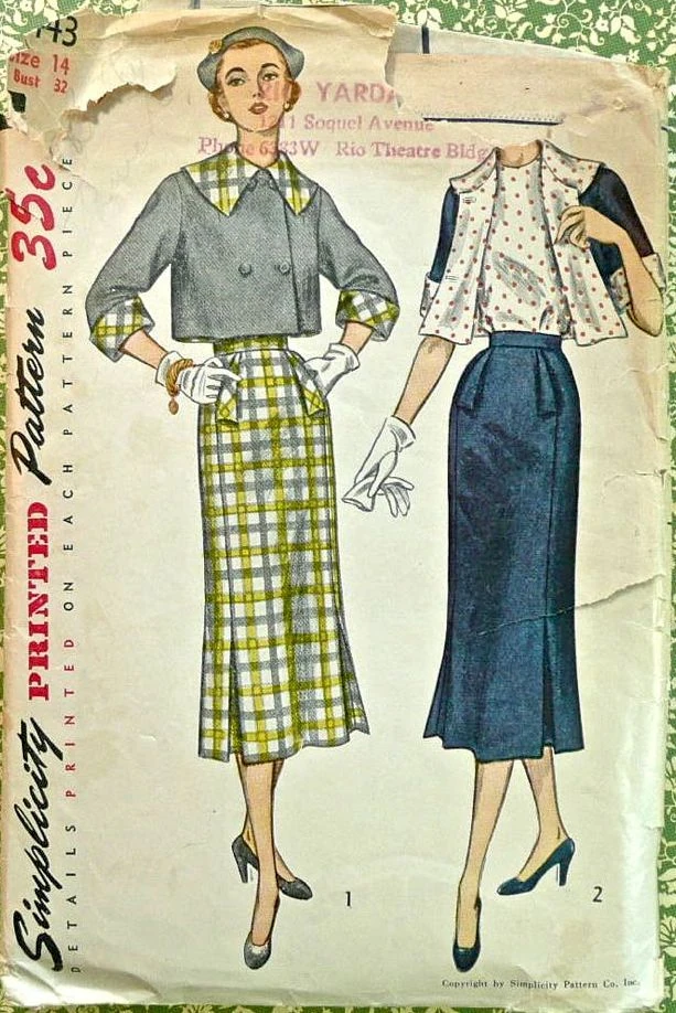 Simplicity 3443 A | Vintage Sewing Patterns | Fandom