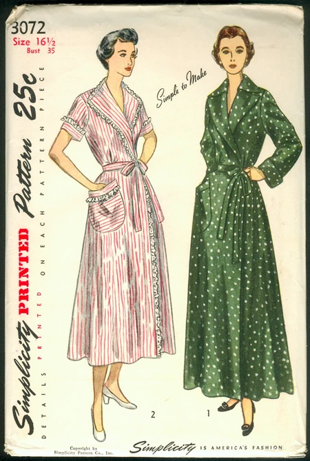 Simplicity 3072 | Vintage Sewing Patterns | Fandom